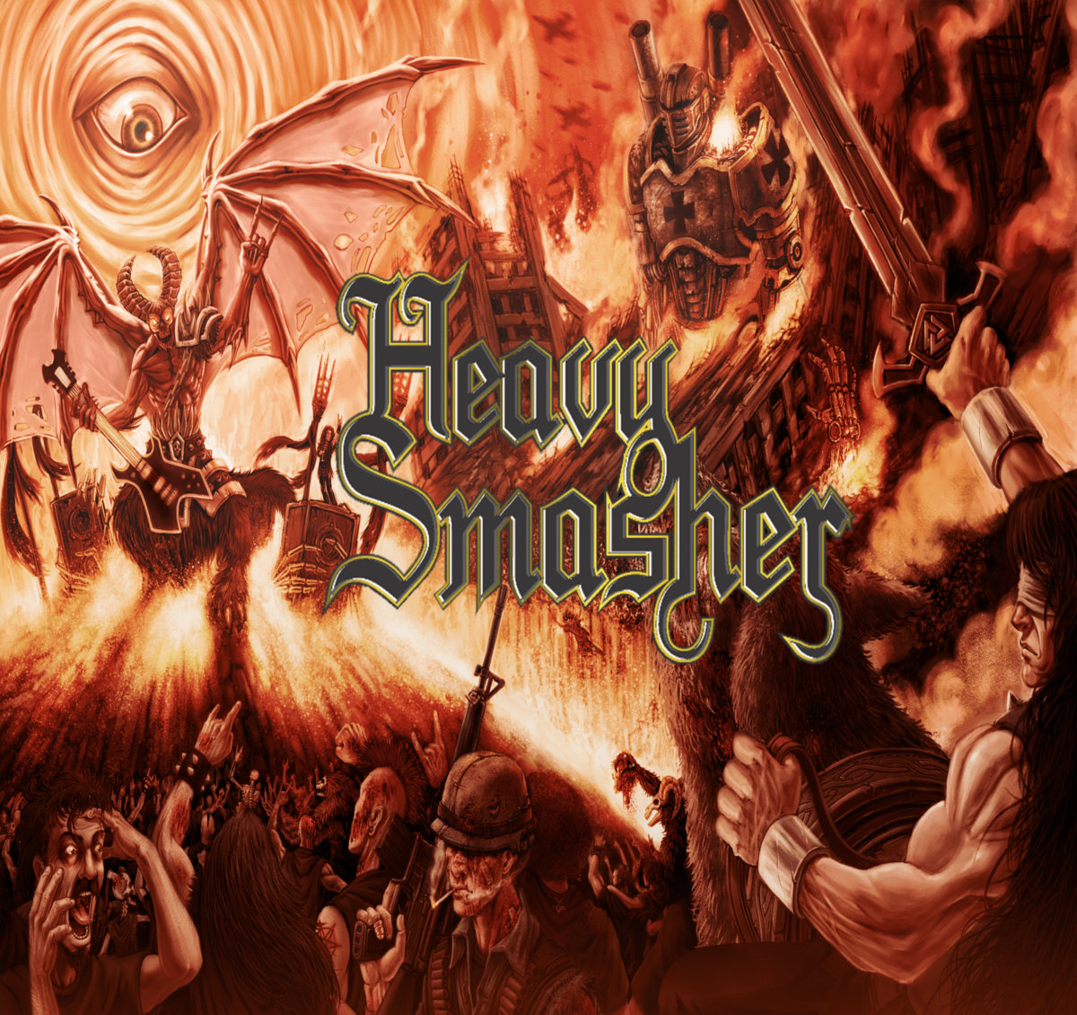 HEAVY SMASHER - Heavy Smasher (2021) - The Old Coffin Spirit